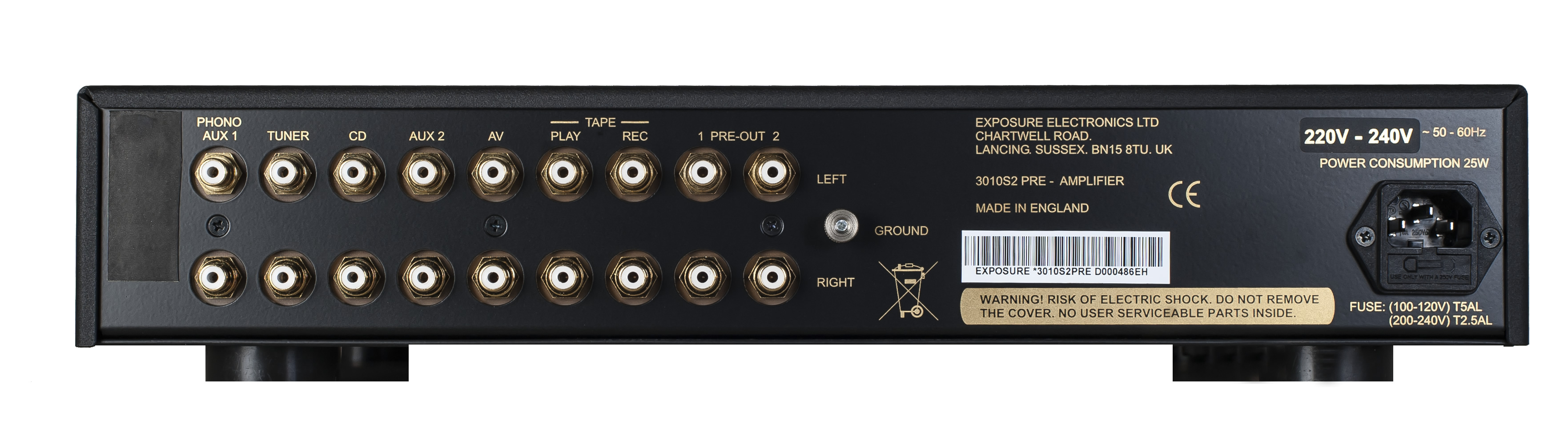 Exposure 3010 S2 PWR Mono (3010S2) + Exposure 3010 S2D Preamp (3010S2D ...