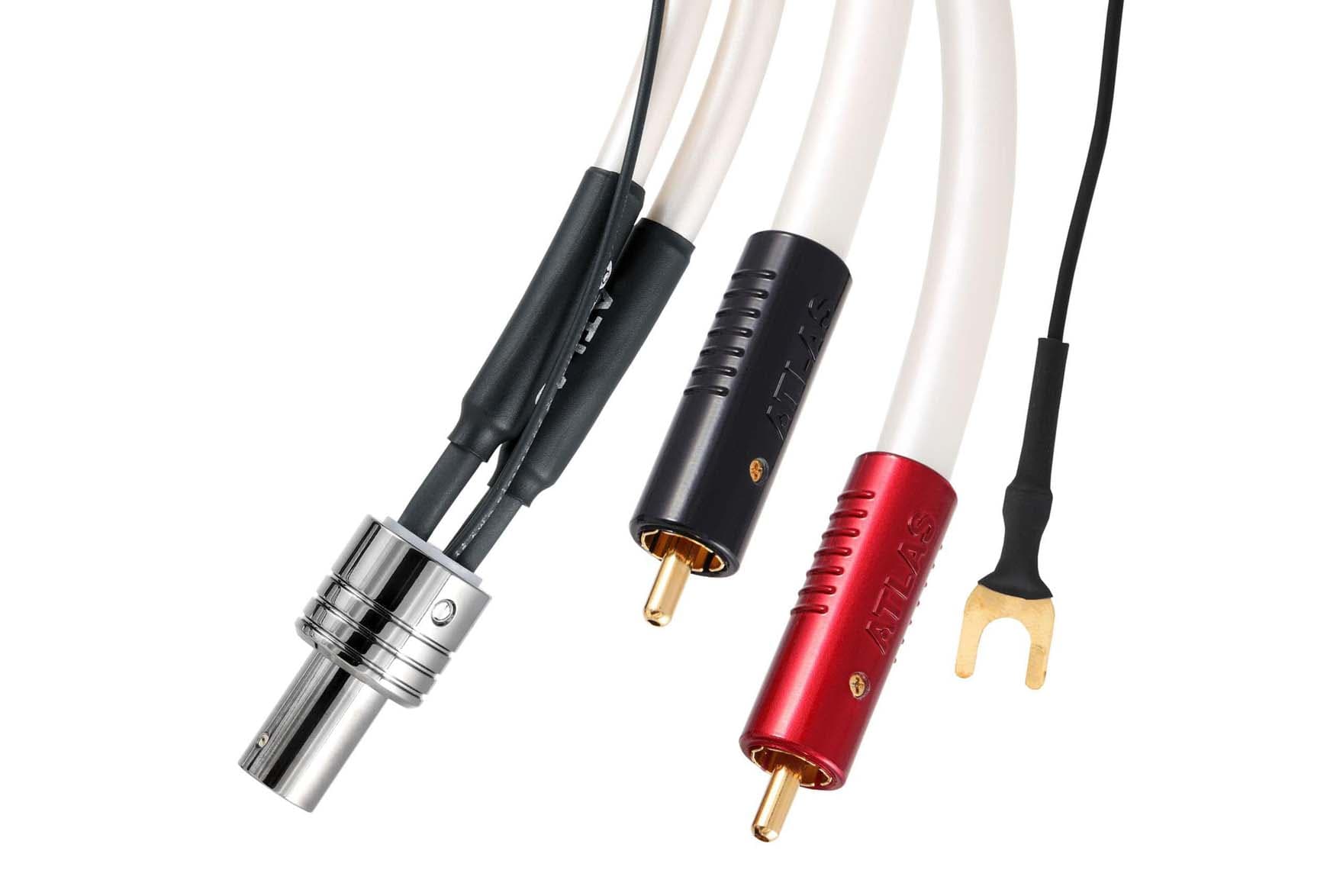 Atlas Equator Achromatic Tonearm 2xRCA - DIN Phono cable with grounding ...
