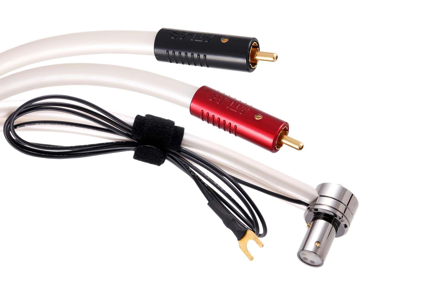 Atlas Equator Achromatic Tonearm 2xRCA - DIN Phono cable with grounding ...