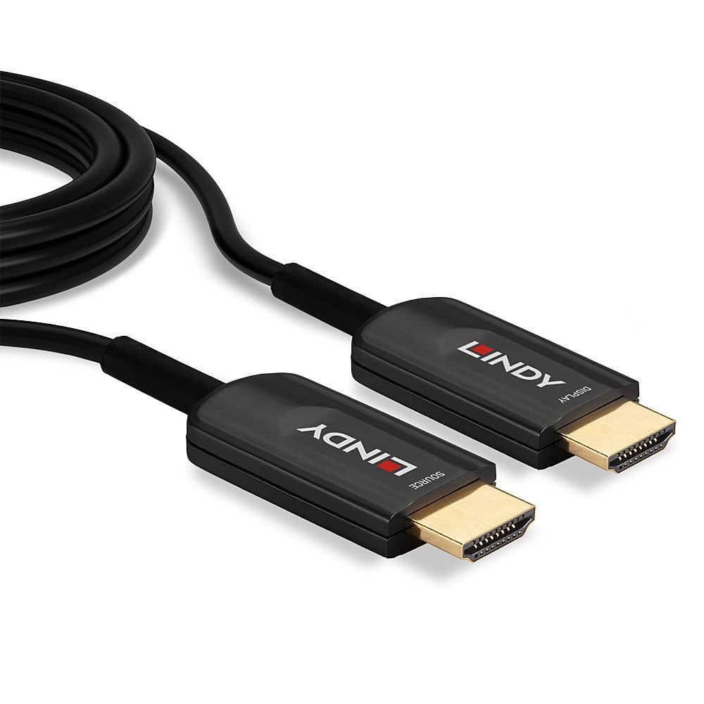 Lindy 38380 Fibre Optic Hybrid Ultra High Speed HDMI 2.1 Cable - 10m