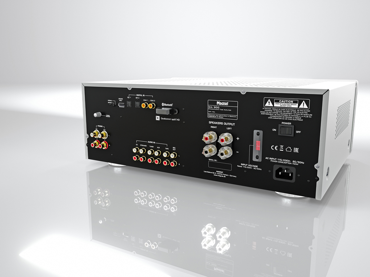 Magnat MA 900 (MA900) Hybrid Stereo Integrated Amplifier, aptX HD, 2x ...