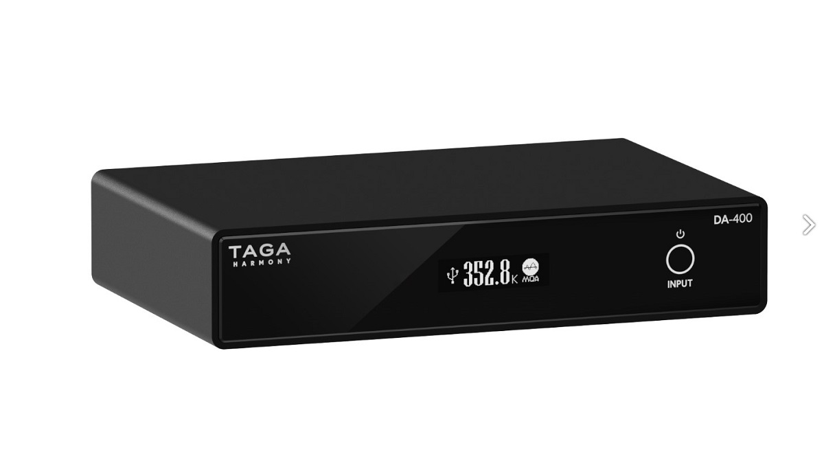 TAGA Harmony DA-400 (DA400) D/A Converter, USB DAC ESS ES9038Q2M, MQA ...