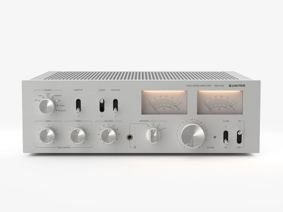 Unitra WSH-805 (WSH805) Stereo integrated amplifier with dual-mono ...