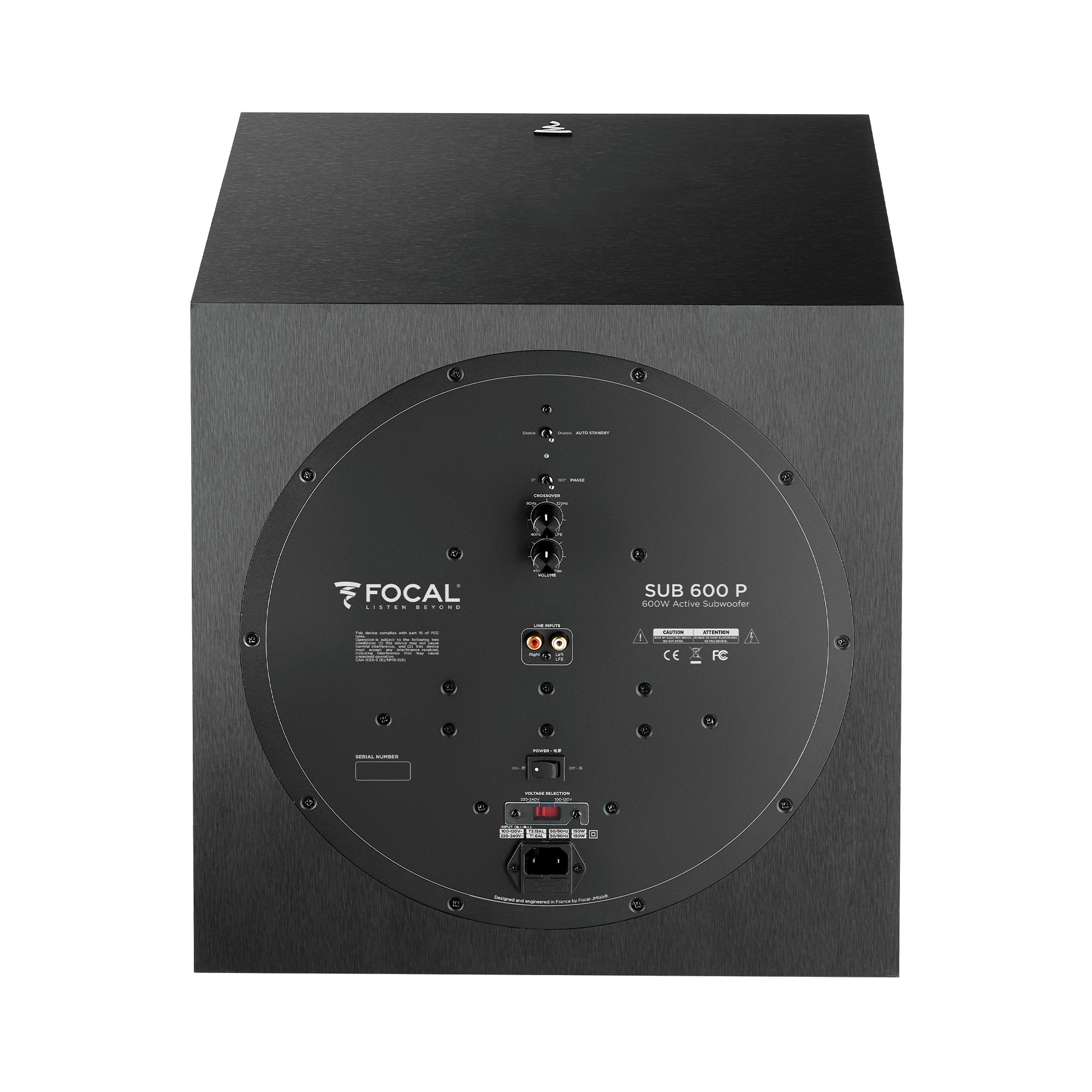 Focal Sub 600P – Sealed Subwoofer 300W RMS, 12-Inch price - RMS-store ...