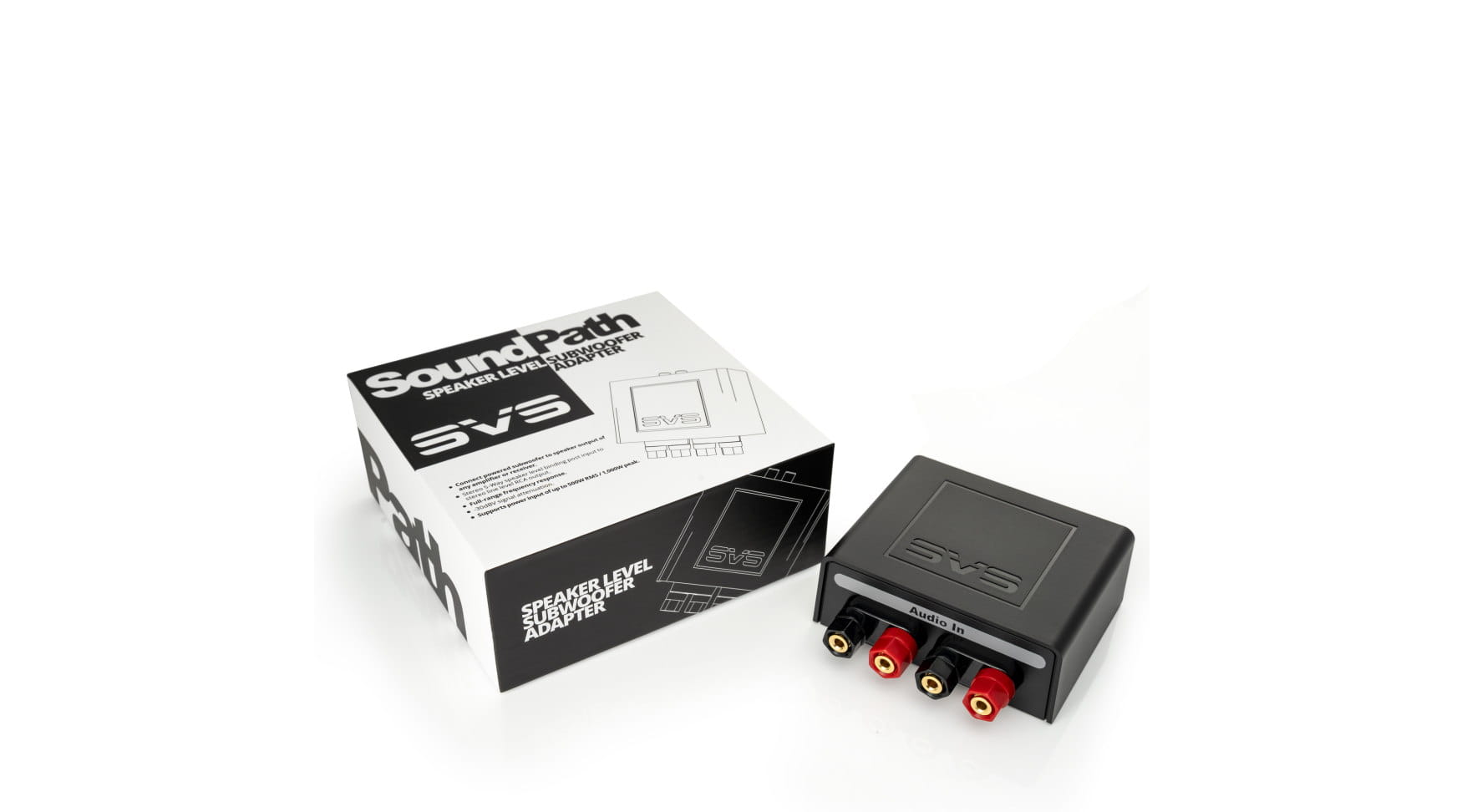 SVS SoundPath Speaker Level Subwoofer Adapter – High-Level Input to RCA ...