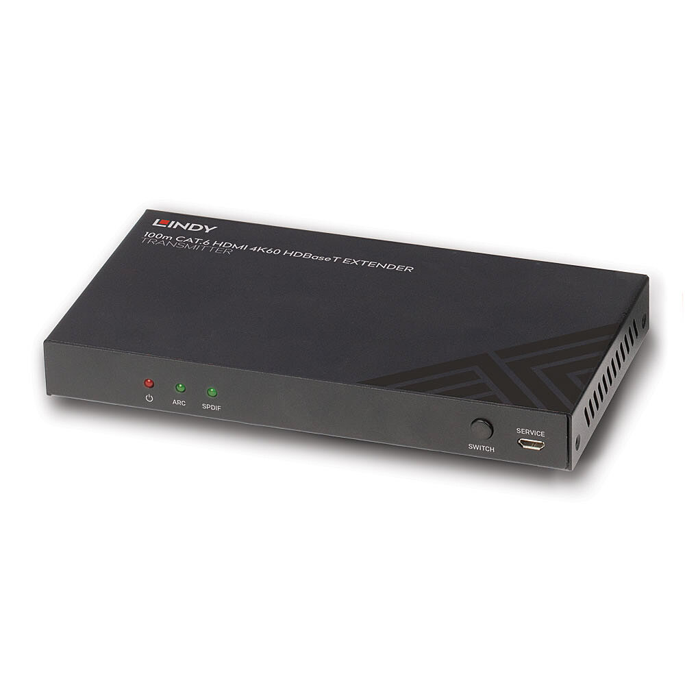 Lindy 38342 HDBaseT Transmitter, Cat.6 HDMI 4K60, Audio, IR & RS-232 ...