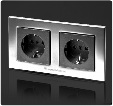 GigaWatt SHUKO Duplex G-044 double wall mounted power socket price ...