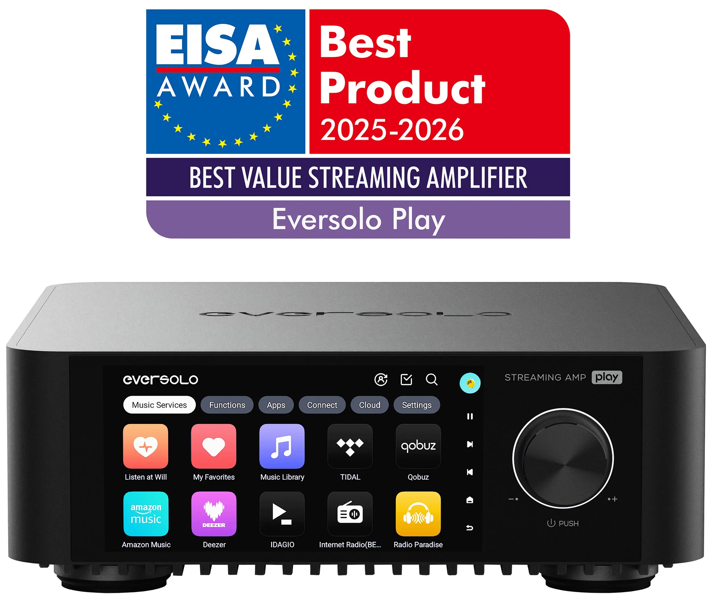 News - EverSolo PLAY Wins the EISA 2025–2026 Award as Best All-in-One Amplifier in the Budget ...
